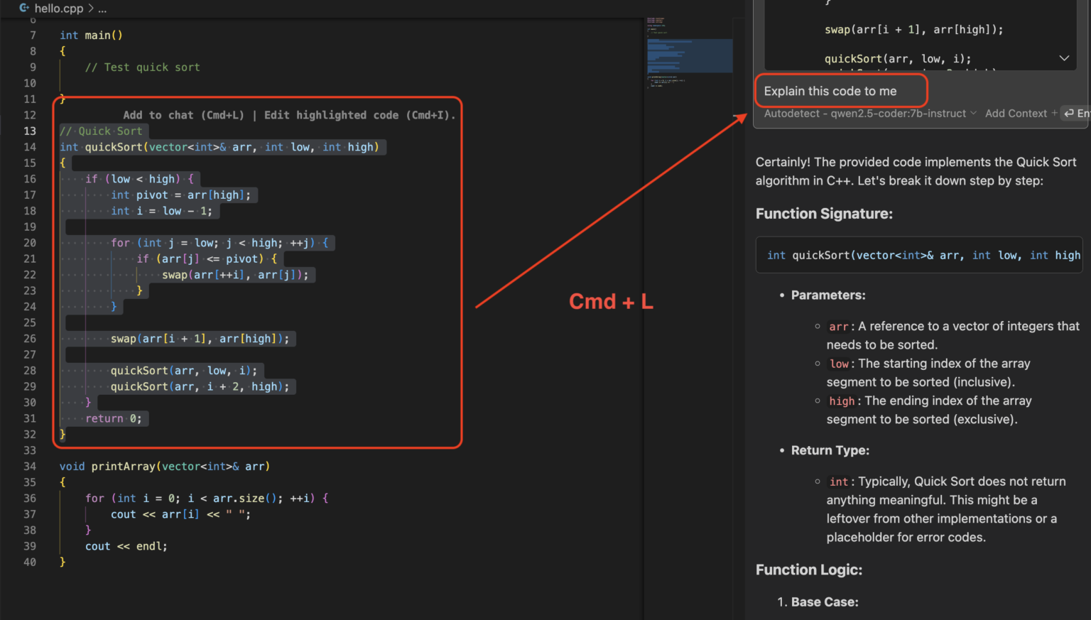 在 Mac 上使用 Vs Code、continue 和 Ollama Qwen25 Coder 搭建免费的本地 Ai 编程助手 技术刘